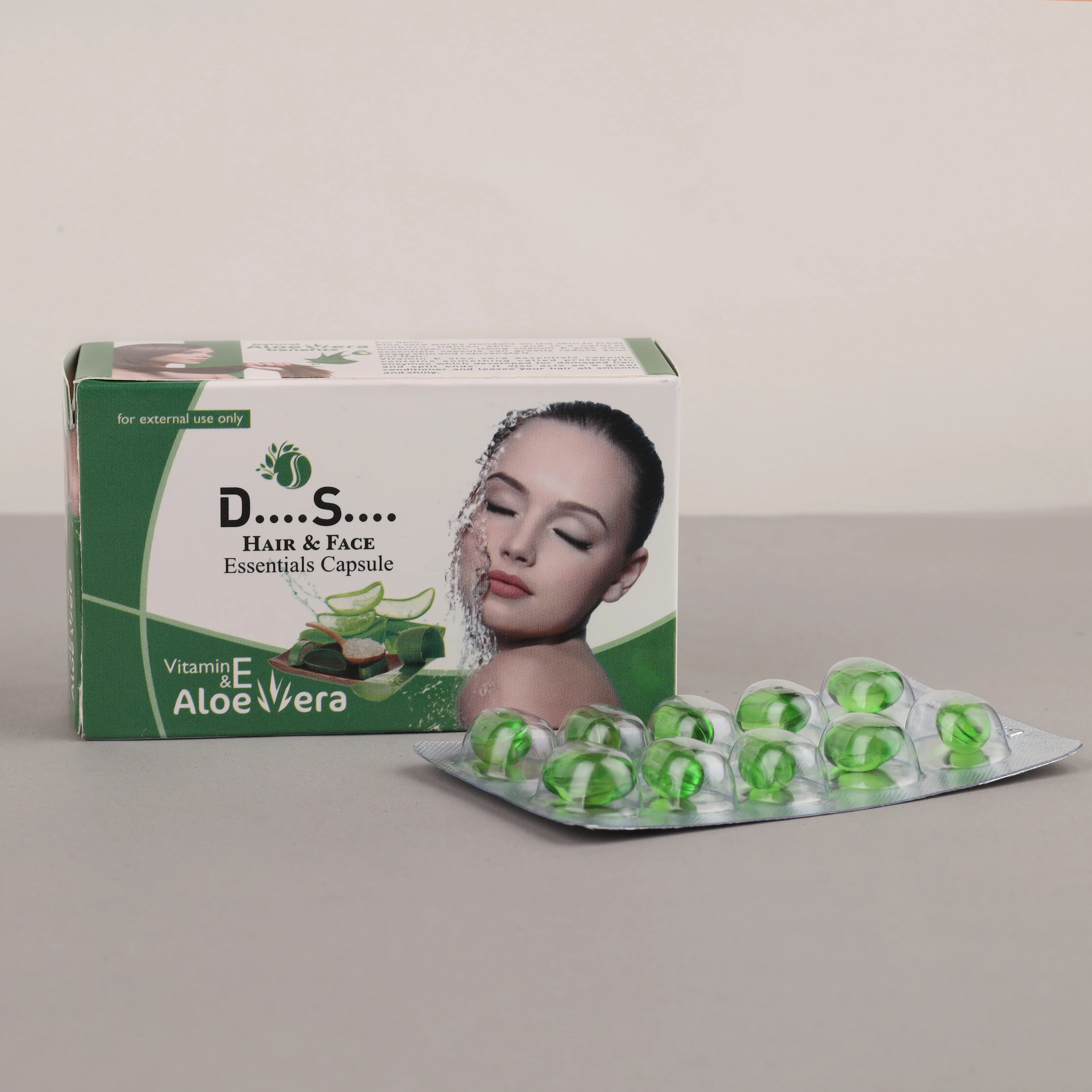 Vitamin-E & Aloe Vera Capsules – Dermasense.pk