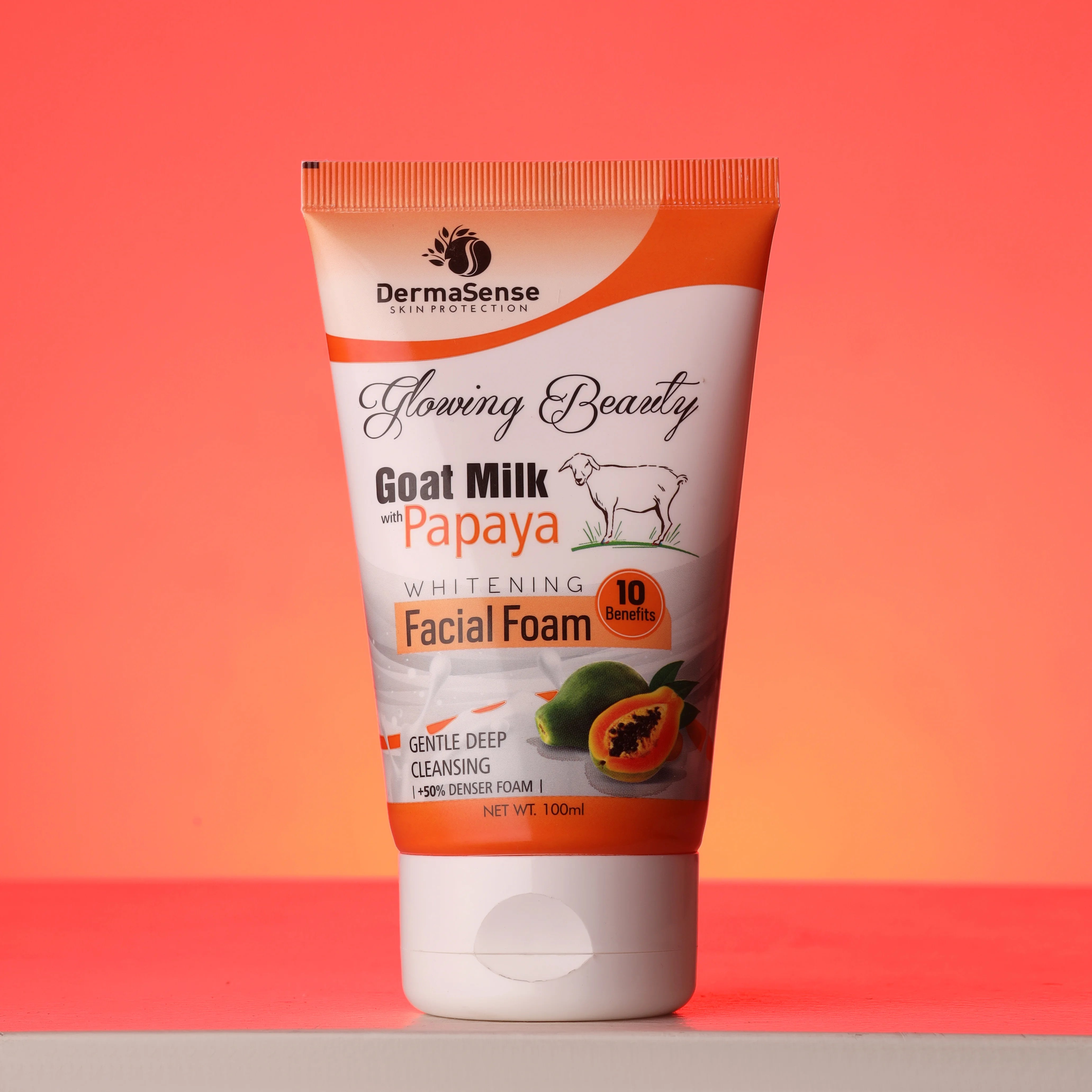 Whitening Facial Foam - Goat Milk with Papaya – Dermasense.pk